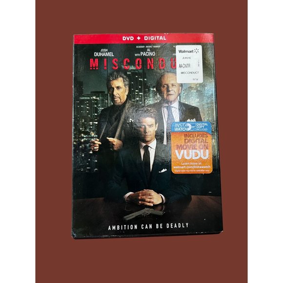 Media | Misconduct Dvd Digital Copy Josh Duhamel Al Pacino Anthony ...